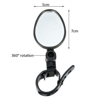 360 Degrees Mini Adjustable Bike Rearview Mirror Cycling Bic