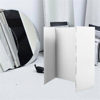 White Foldable Display Board Trifold ter Board Tri Fold