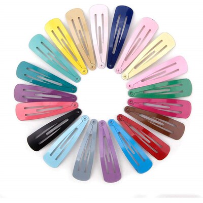 Cute 20pcs/lot Hair Clips for Women Metal Barrettes Head Acc