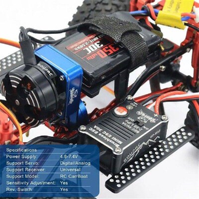 Outrunner Brushless Motor with Transmission & 30A Brushless