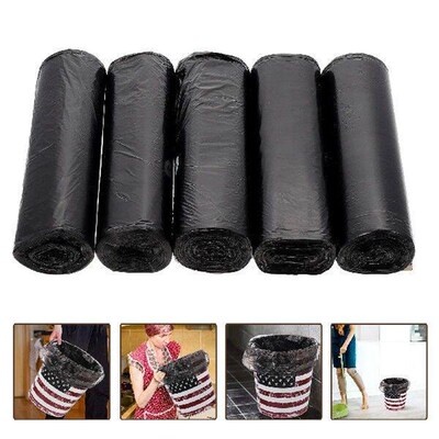 5 Rolls Toilet Trash Bag Portable Bags Garbage Kitchen Car