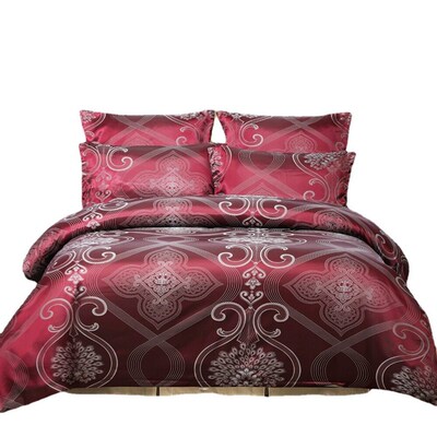 European-style Light Luxury Satin Jacquard 3 Kit Nantong Fac