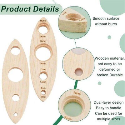 Wooden Safety Eye Tool Wooden Safety Eye Inserter Craft