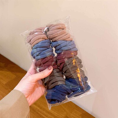 4.5CM medium towel ring hair ring does not hurt hair rope ru