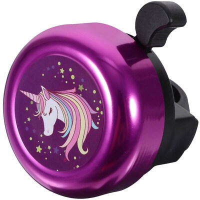 Clear Handlebar Bell Kids Bike Cartoon Bell Loud Warning Ala