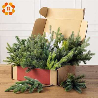 1Pack Christmas Fake Plants Pine Branches For Christmas e Wr