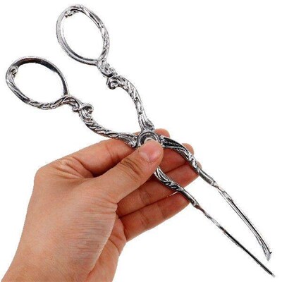 Retro Kitchenware Serving Tong Tongs Decorate Barbecue