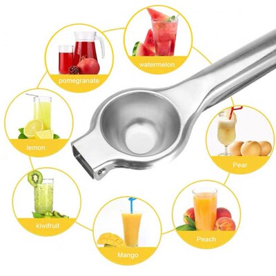 Stainless Steel Lemon Fruits Squeezer Orange Hand Manual Jui