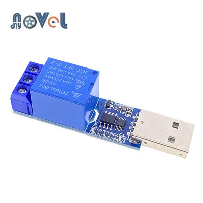 USB Serial Port Control 1 Channel Relay Moudle 5V 10A CH340