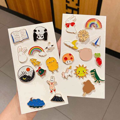 Cute Brooch Ins tendy Distinctive Badge Pin Accessories Cart