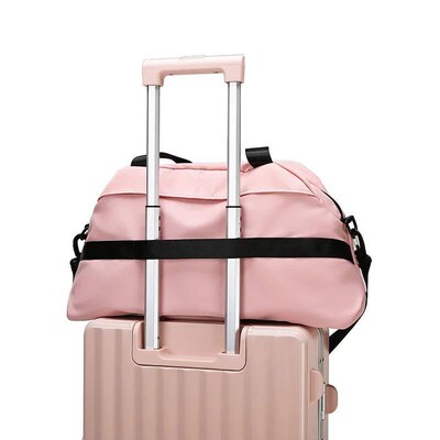 Fashion Women Travel Bag ndy Solid Color  for Girls Large Ca