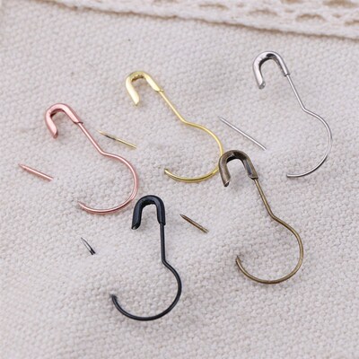 100Pcs Metal Pins Calabash Gourd Pear Shape Safety Metal Cli