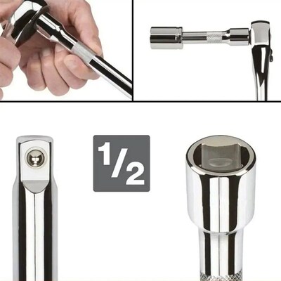 1/4  3/8  1/2  Drive Extension Set Socket Ratchet Wrench Ext