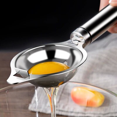 Egg White Separator Stainless Steel Tools Eggs Yolk Filter G