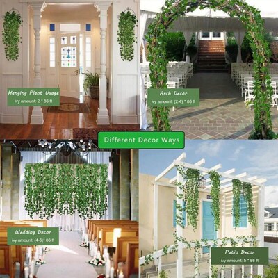 1pcs 2.2 M Simulation Ivy Scindapsus Aureus Leaves Ivy Ivy跨