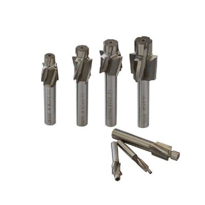 7PCS H.S.S. 4T Counterbore Set End Mill M3-M12 Cutter