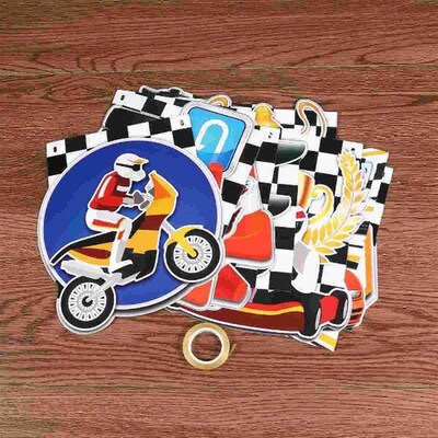 Race Themed Birthday Party Decoration Racing Banner