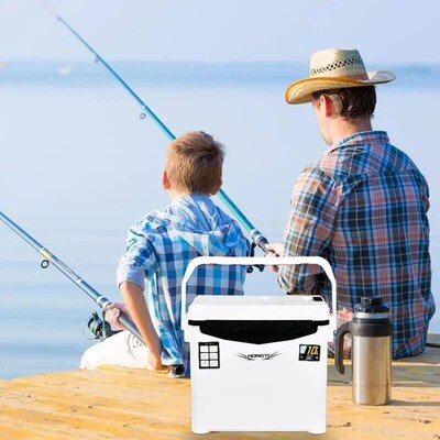 10L Fishing Cooler Box Outdoor Ice Box for Hiking Fishing Ta