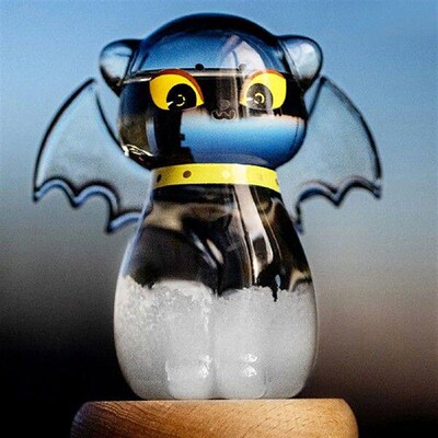 Cute Demons Cat Storm Glass Barometer Bottles Weather