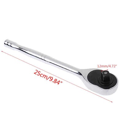 1/2 Wrench 24-tooth Wrench Ratchet Handle Ratchet 25CM L25