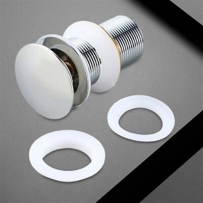 Pop Up Drain Button Anti Clogging Bathroom Sink Plug