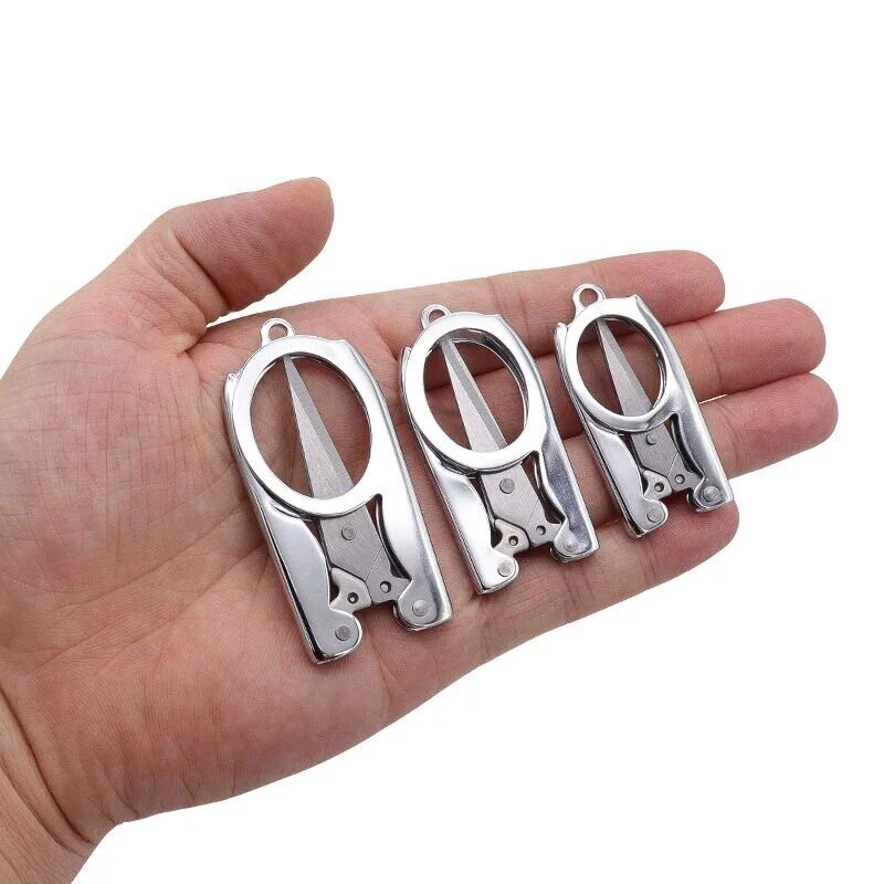 Folding Scissors Pocket Travel Small Crafts Sharp Blade Emer