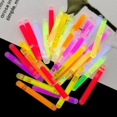 50/10Pcs Multicolor Glowing s Colorful Light  Chemical Fluor