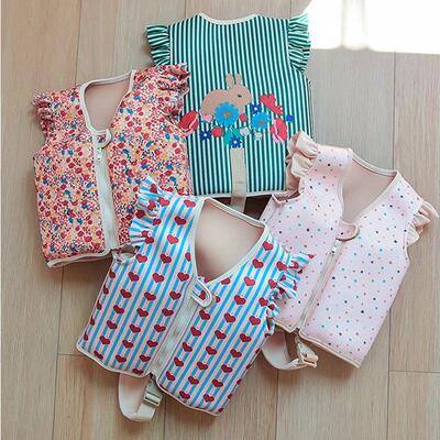 Baby Swimwear Sunscreen Swimsuit for Girls Swimming Summer C