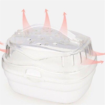 Ventilable Cage for Small Pet Guinea-Pig Travel Box with