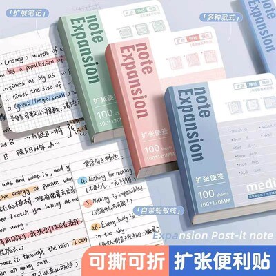 Expanding sticky notes for postgraduate entrance exam prepar