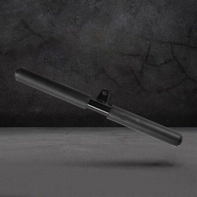 Gym Rotating Straight Bar with Non-Slip Grip Triceps Biceps