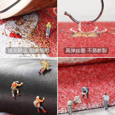 New Year Floor Mat Entrance Door Entrance Foot Mat Outside D
