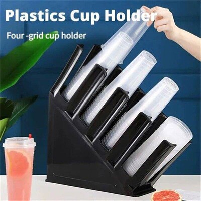 4 Layers Paper Cup Holder Disposable Cup Holder Coffee Milk