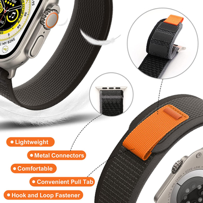 Trail Loop Strap For Apple Watch Band Ultra 8 7 6 5 3 SE 49m