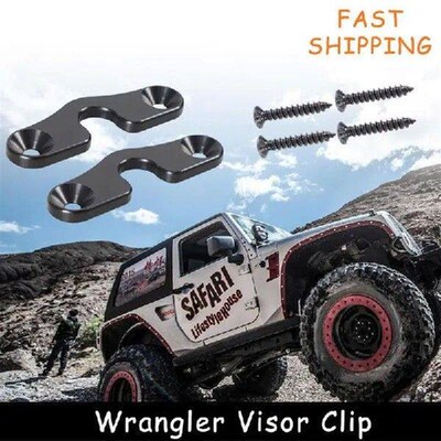 Sun Visor Clip Repair Kit Metal Black Great Fixing Effect