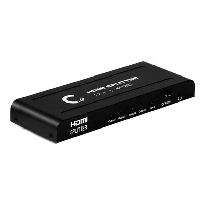 2021 Ultra HD 4K HDMI Splitter 1x4 HDMI 1 in 4 out Splitter