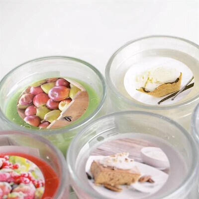 IKEA Sinnlig Scented Candle in Glass Red Garden Berries