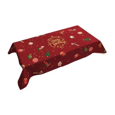 Christmas tablecloth Party decorations Table mat home cloths
