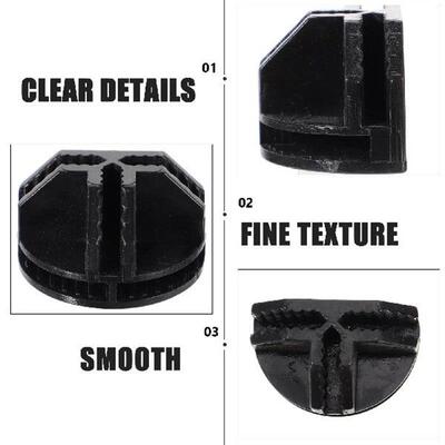 20 Pcs Cube Storage Shelves Connectors ABS Plastic Black