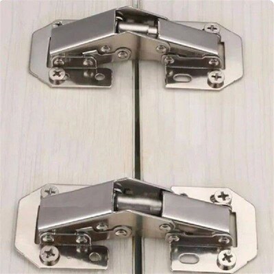 Stainless Steel Cabinet Door 90 Degree Hinges Hydraulic