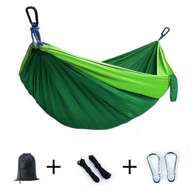 Explosive outdoor nylon hammock comes with tying rope吊床