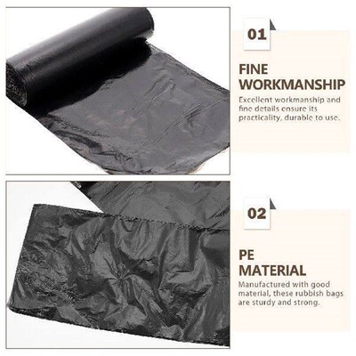 5 Rolls Toilet Trash Bag Sufficient Number of Garbage Bags