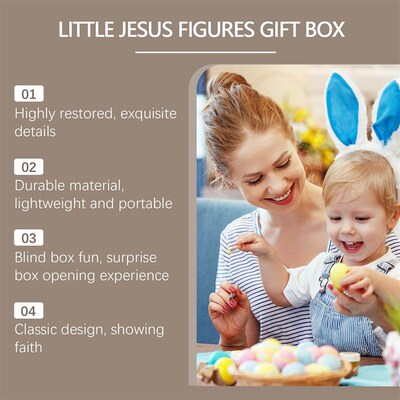 DOWMOO 24-piece Easter Blind Box Figurines - Mini Home Decor