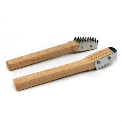 Stainless Steel Wooden Handles for Fish Scale Planing,