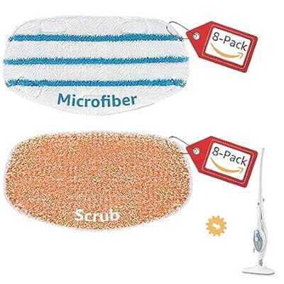 Bonus Life 16-Pack Steam Mop Pads for PurSteam ThermaPro