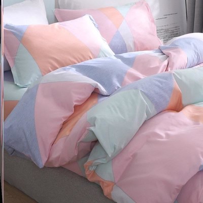 bedsheet set flat sheet student bed cover single四件式床组