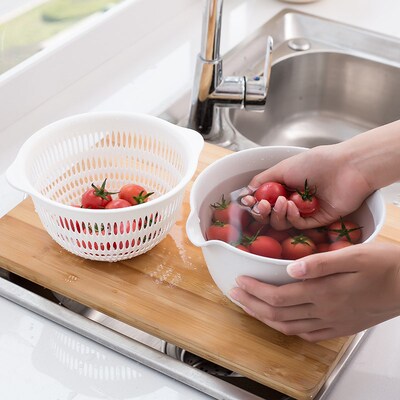 Creative Japanese basket xiancai basins fruit bowl home