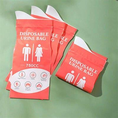 4Pcs Disposable Urinal Bag Outdoor Emergency Urinate Bags
