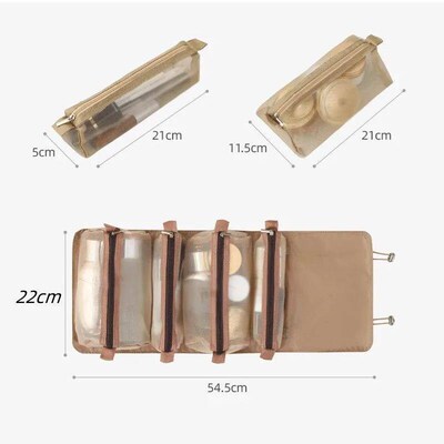 Detachable Cometic Bag Portable Large Capacity 4 in 1 Makeup