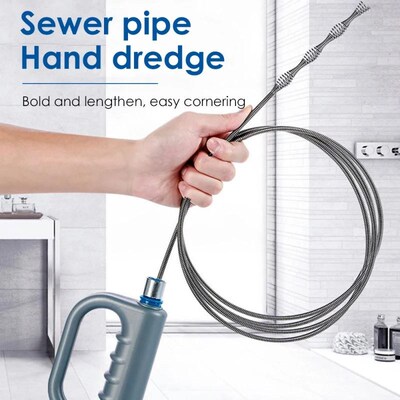 Drain Unblocker Flexible Rod Auger Snake Rod Kitchen Toilet